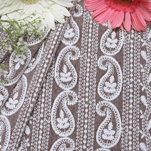 Cotton Embroidery Fabric | Embroidery Fashion Fabrics | Hakoba – Hakoba
