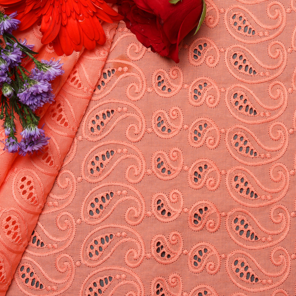 Cotton Embroidery Fabric | Embroidery Fashion Fabrics | Hakoba – Hakoba